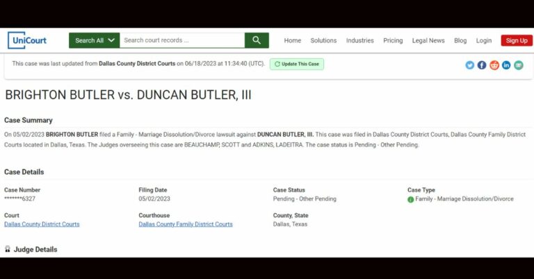 Brighton Butler Sued Her Husband Duncan Butler For Divorce! - Digi Hind ...